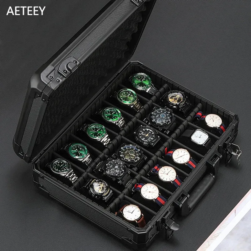 Premium Multiple Watch Case - Secure Storage & Rotating Watch Display ...