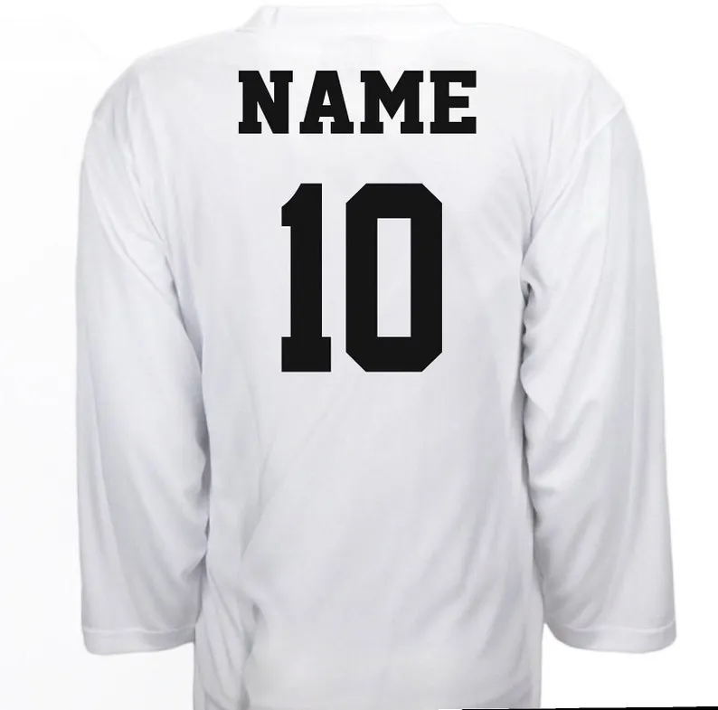 Custom Hockey Player Uniform With Your Name And Number DryFIT Polyester ...