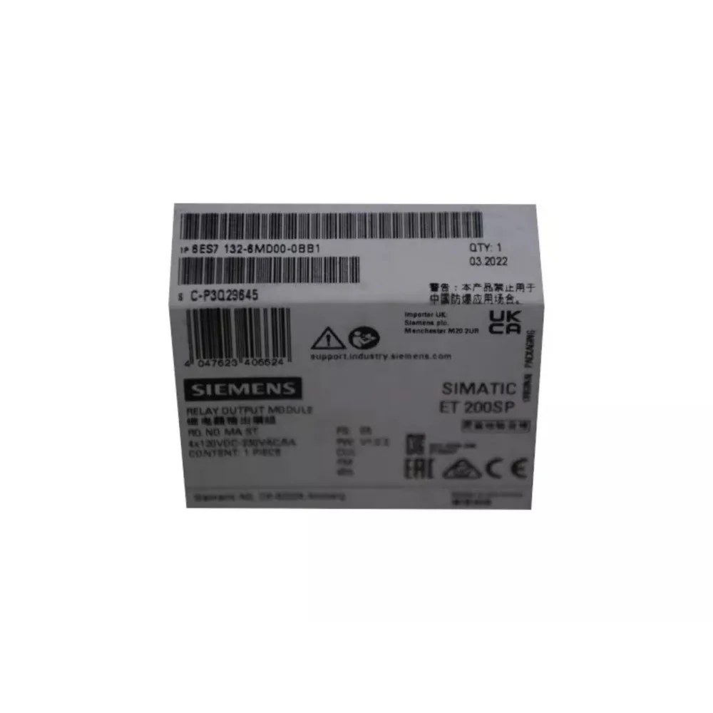 Wholesale Siemens SIMATIC ET 200SP Plc Relay Module 6ES7132 6MD00 0BB1 ...