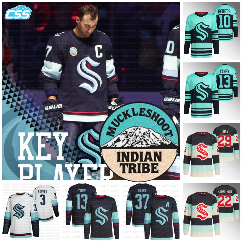 K Kraken Jersi Bundle Featuring Matty Beniers, Kaapo Kakko, Eberle ...