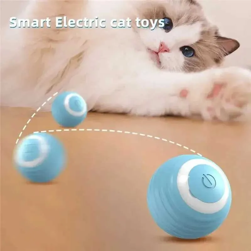DHgate.com:Cat Teaser Ball Toy - Interactive Gravity Rolling Ball for ...