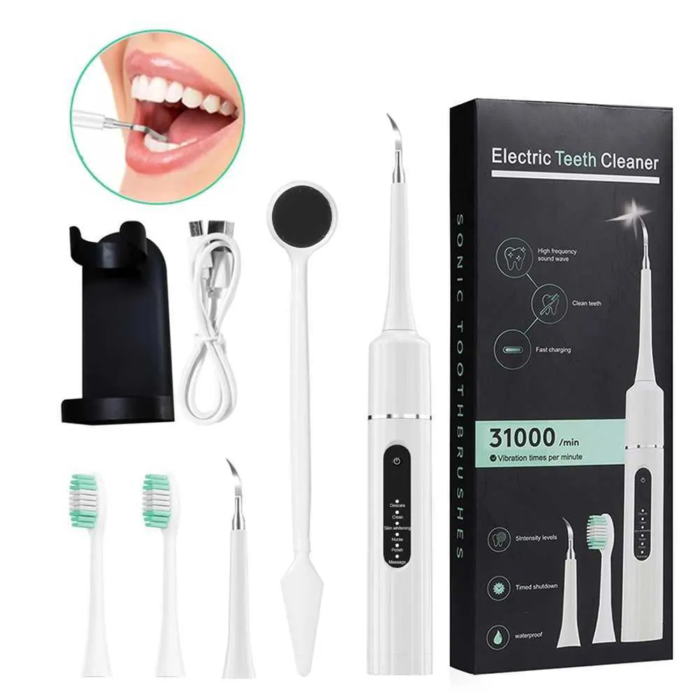Rechargeable Sonic Toothbrush: Waterproof USB Fast Charging Dental ...