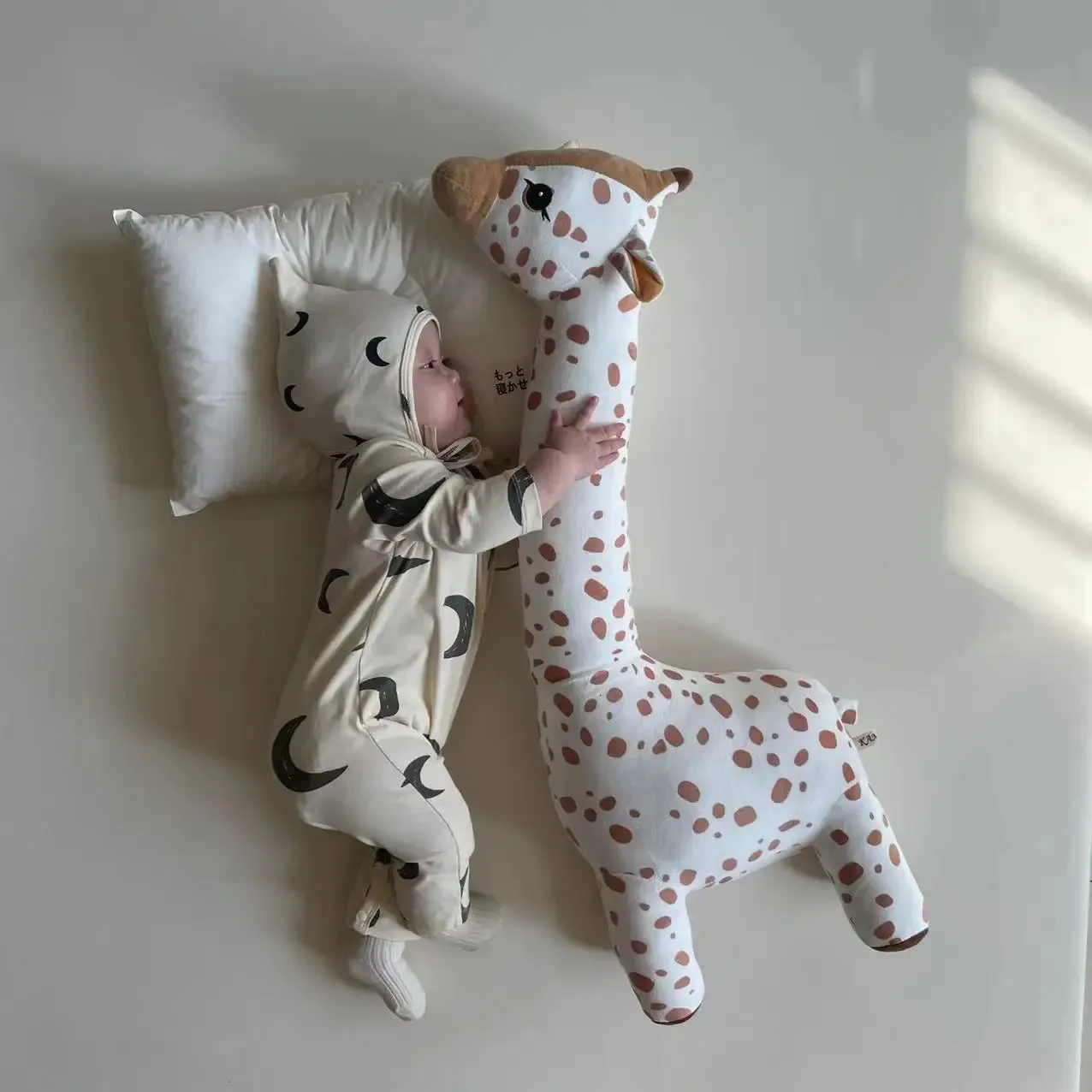 Children Plush Giraffe Toy Soft Sleeping Companion Doll For Kids Room ...