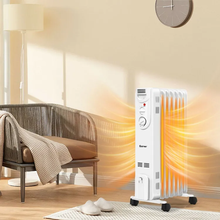 DHgate.com:1500W Electric Space Heater with 3 Heat Settings & Tip-Over ...