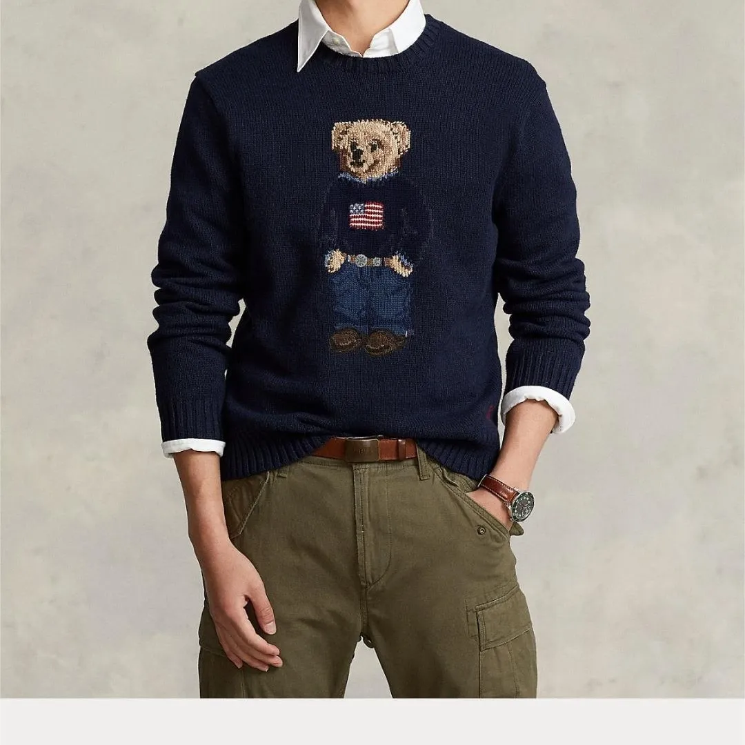 Knitted Sweater Pullover with Letter Embroidery - Cozy & Stylish for ...