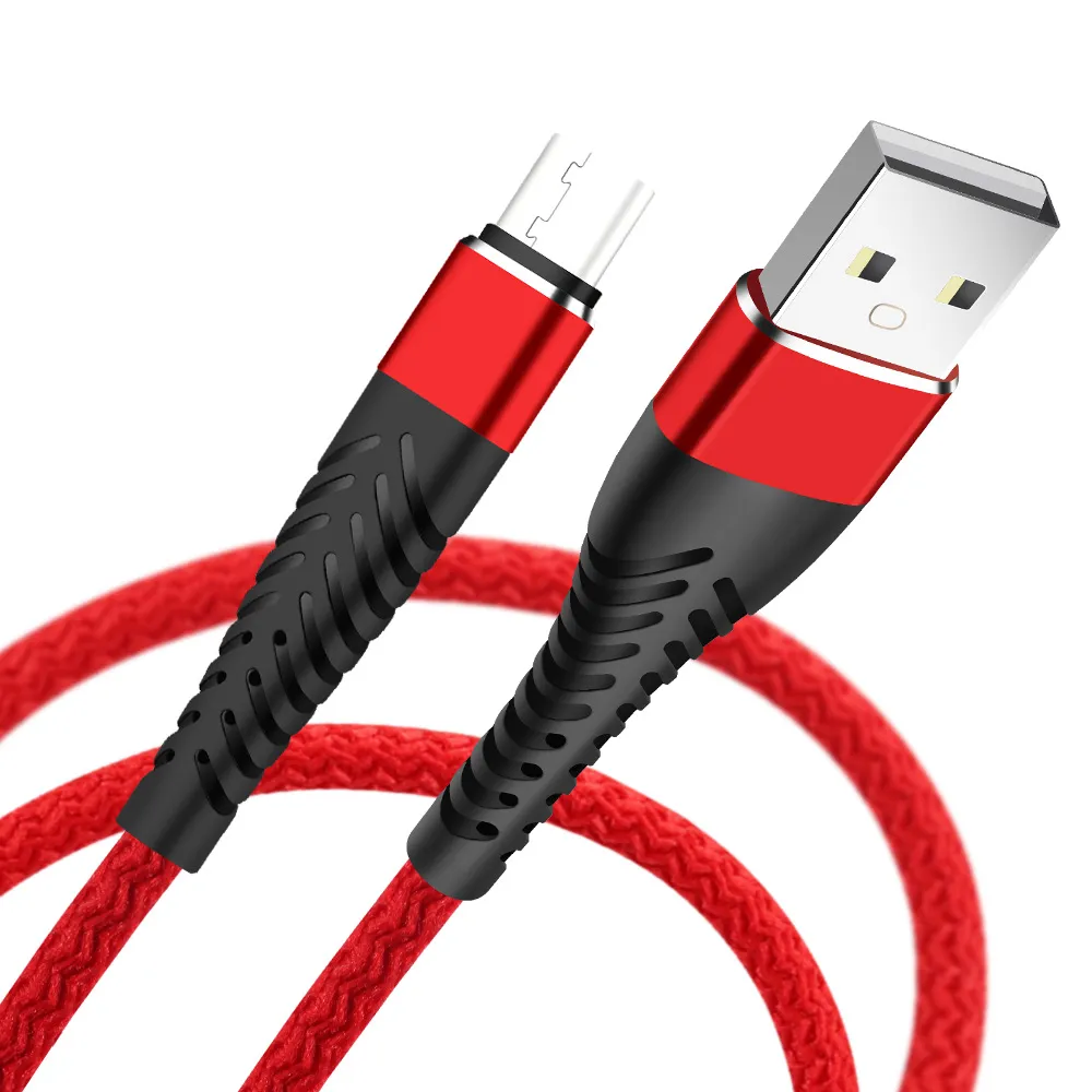 3A Fast Charging Cable - Type-C & Micro USB Braided Cord, Durable ...