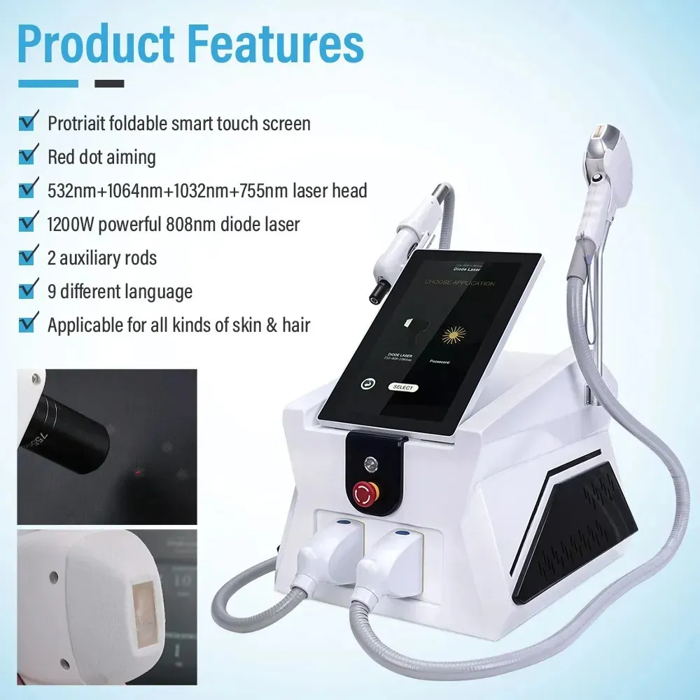 Multifunctional Portable Laser Picosecond Tattoo Removal Nd Yag And ...