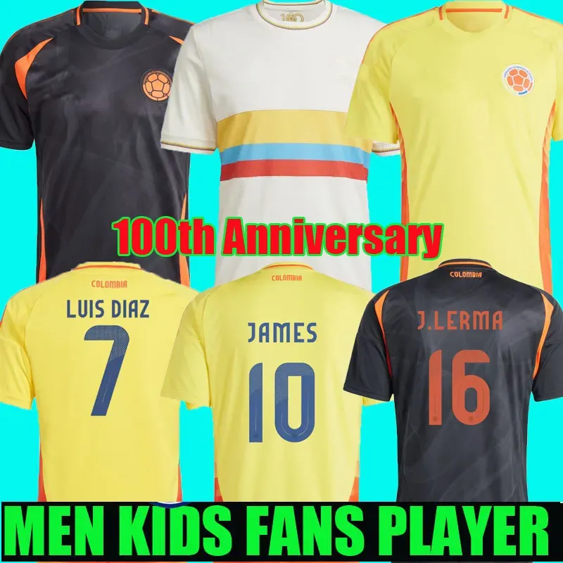 Colombia Football Jersey 2025 Centenary Anniversary Home/Away Kit, Fan ...