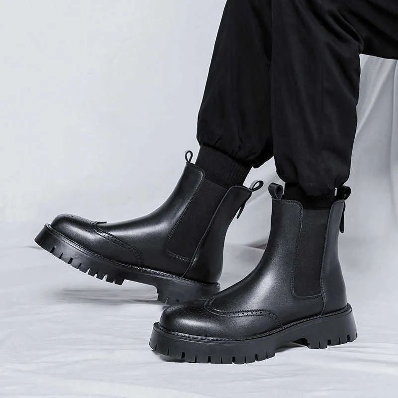 Martin Boot Mens Chelsea Boots British Style Chimney... From Nxystore ...