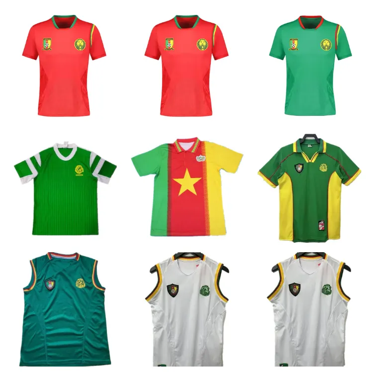 Cameroon Soccer Jerseys 2025: Breathable National Team Football Shirt ...