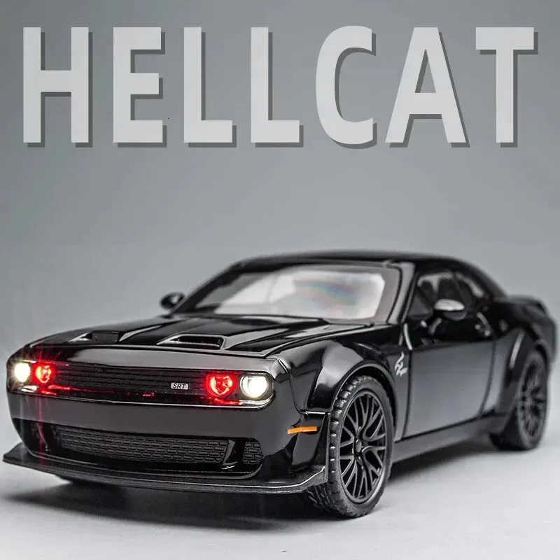 Dodge Challenger Hellcat Toy Car For 1 32 Scale Die Cast Metel Cars Toy ...