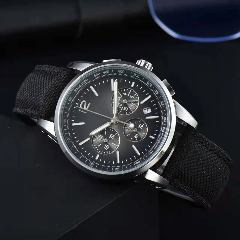 Casual Men's Watches, Nylon Strap Multifunctional Watch, White And Blue ...