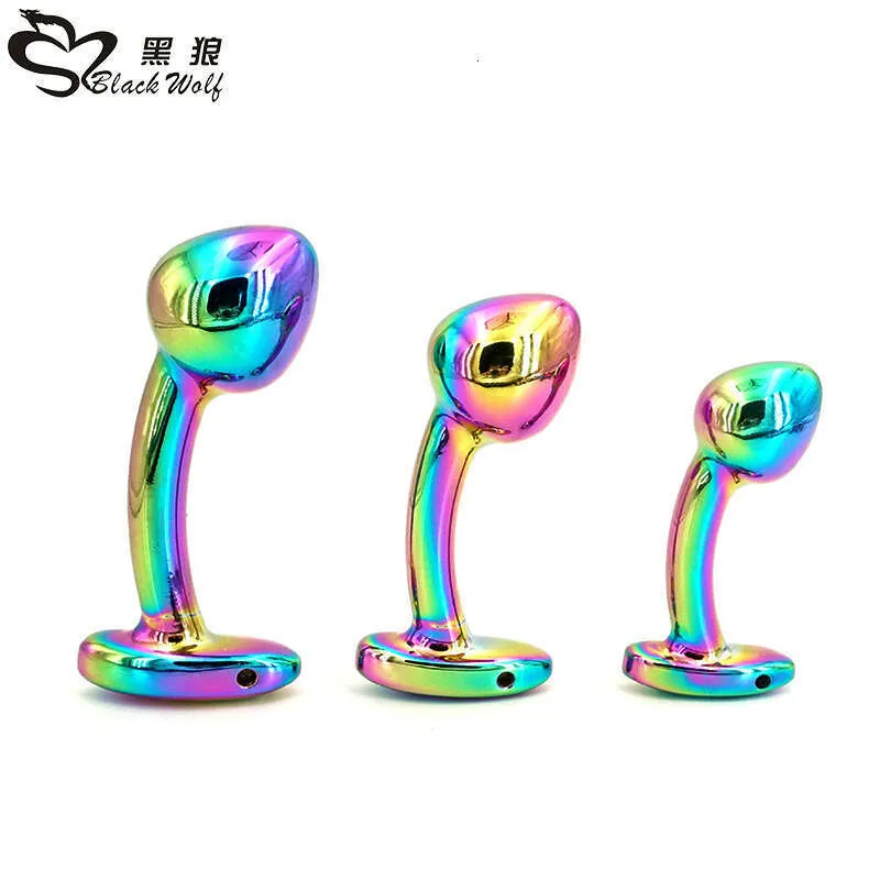 Metal Anal Plugs Set - 3 Sizes, Stainless Steel Anal Beads, Smooth Ass ...