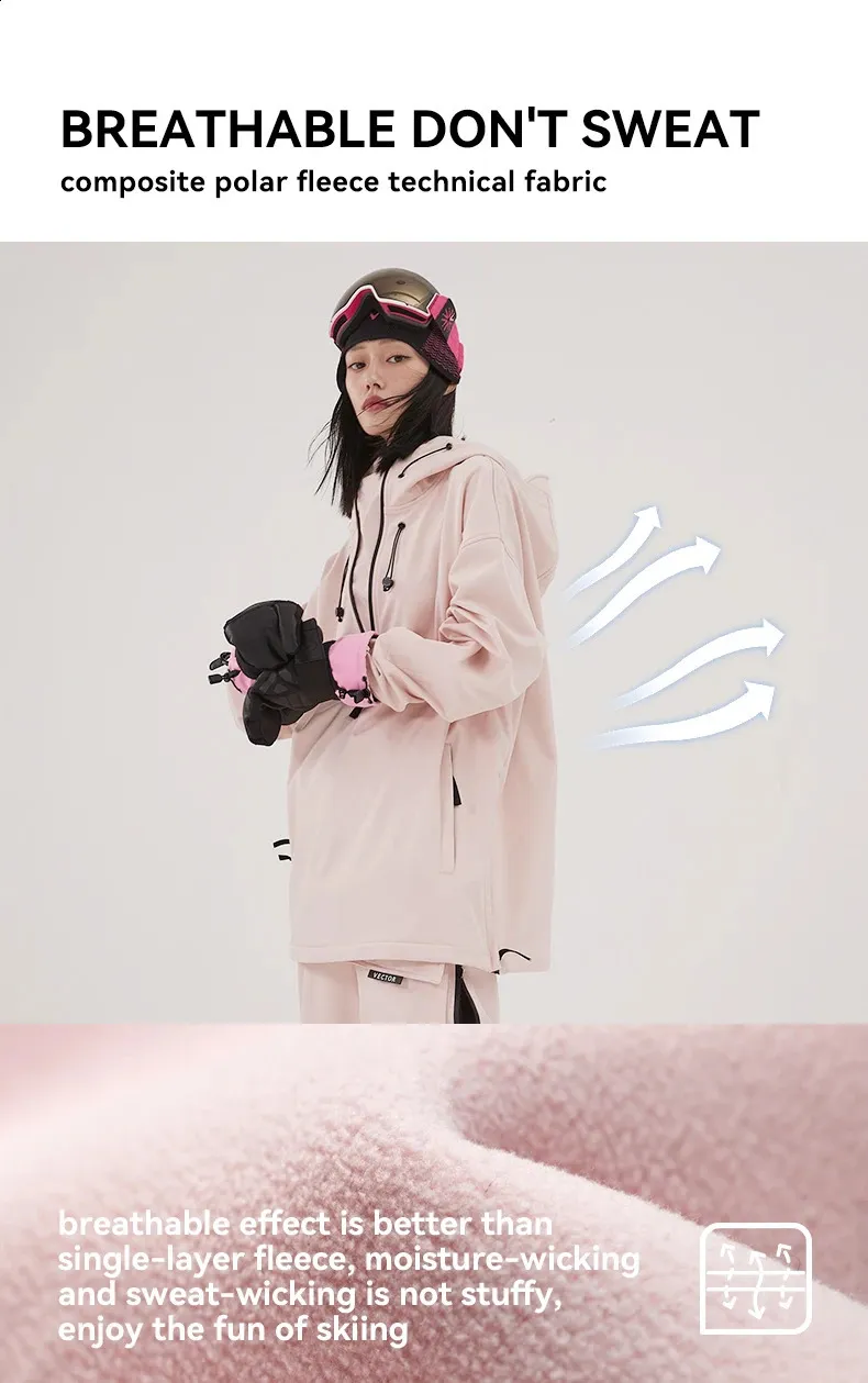 Mens unisex waterproof ski jackets hooded sport style warm winter ...