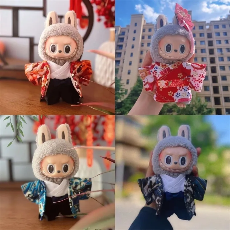 5 Japanese Kimono 15cm Labubu Idol Doll Clothing Beautiful Accessories ...