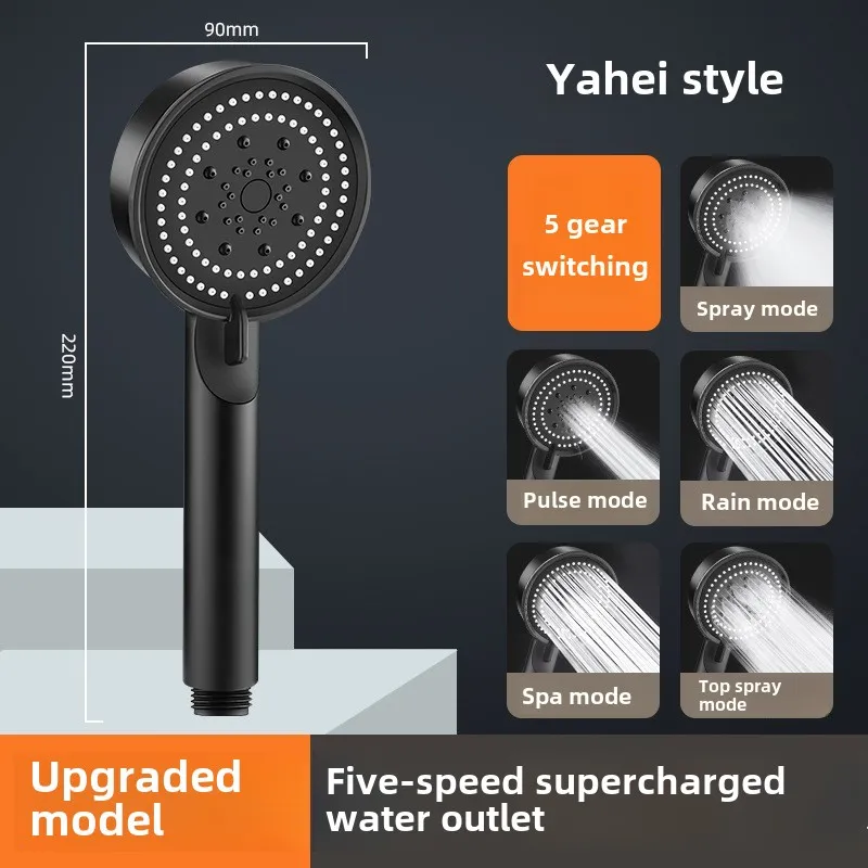 New Spa Shower Head Set - Handheld, Filtered, Hot & Cold, 3-Speed ...