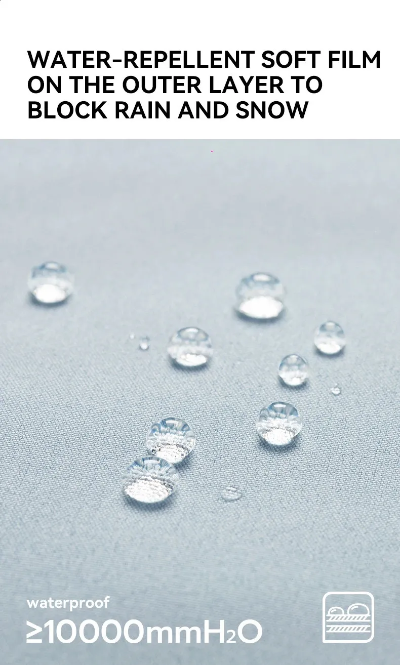 Mens unisex waterproof ski jackets hooded sport style warm winter ...