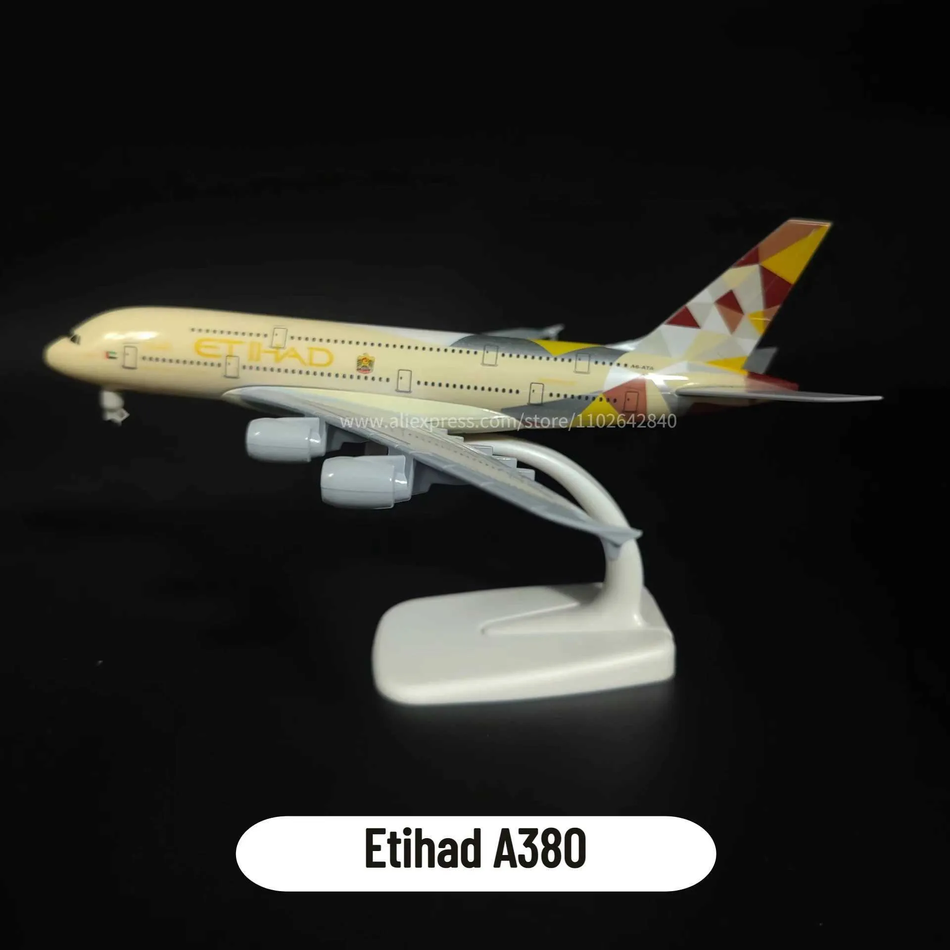 Aircraft Modle Scale Etihad Aviao Aircraft Model 1 250 Airbus Boeing ...