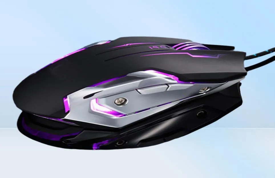 Professional RGB Backlit LED Gaming Keyboard Mouse With Metal Panel ...