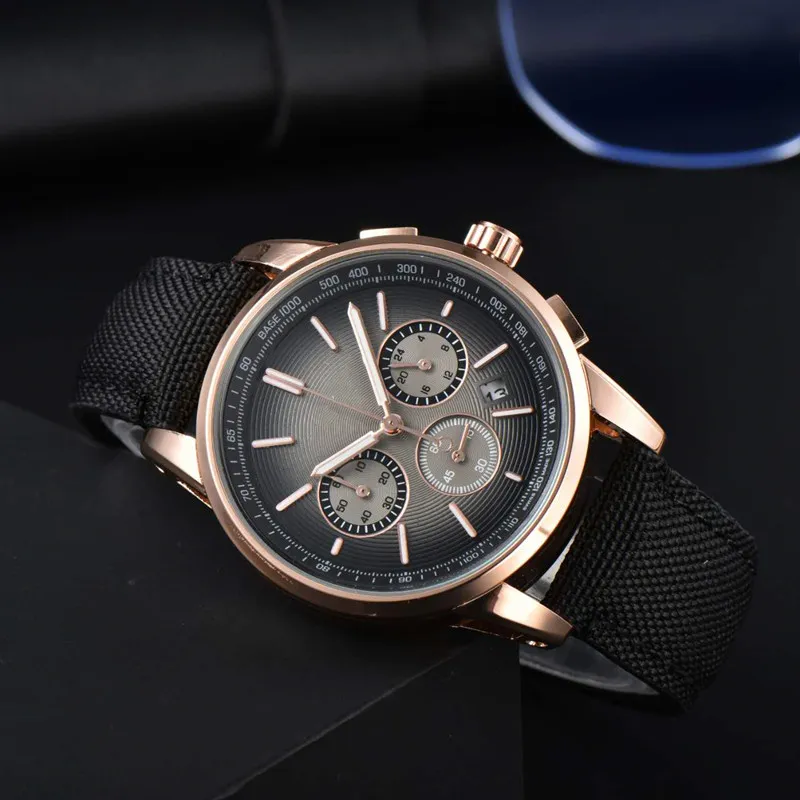 Casual Men's Watches, Nylon Strap Multifunctional Watch, White And Blue ...
