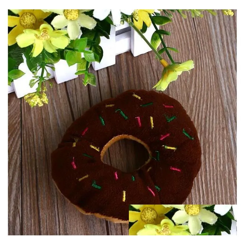 Premium Puppy Chew Donut Toy with Squeaker! Safe & Fun for Small Dogs ...