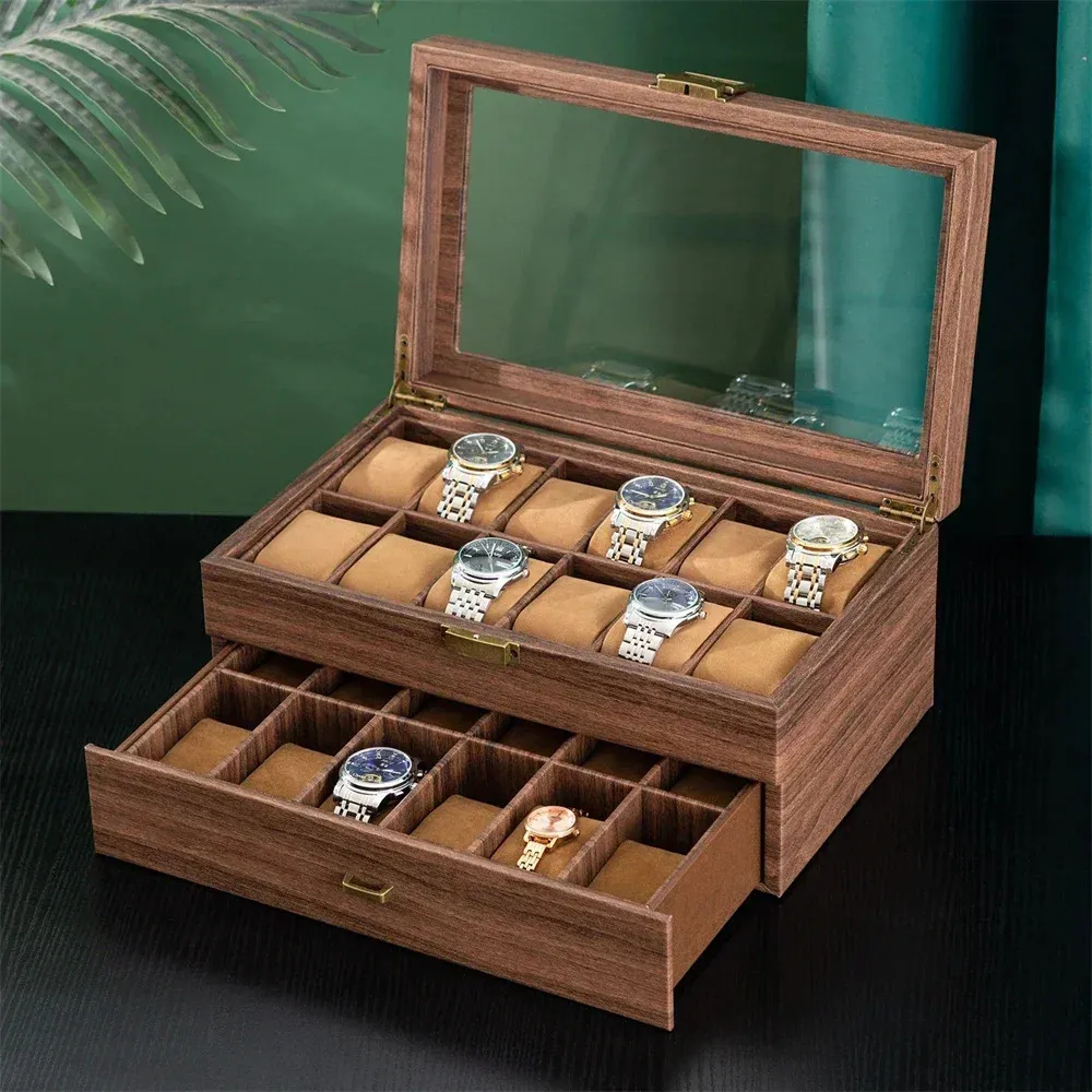 241007 Handmade Wooden Watch Box 6/10/12 Grid... From Ren03, $32.42 ...