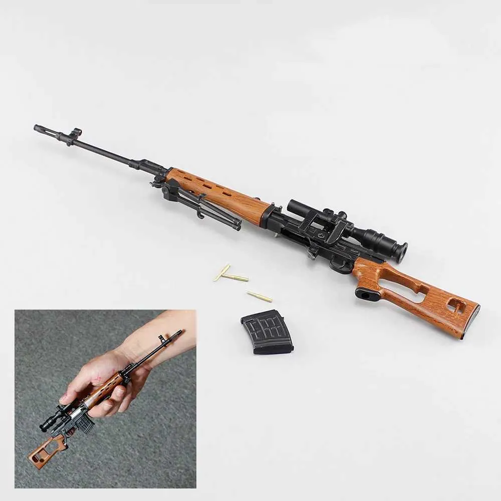 1/3 Scale SVD Dragunov Helicopter Toy Gun Proportional Die Casting Kit ...