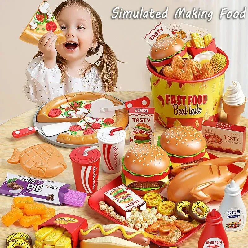 Montessori Interactive Kitchen Toy Set For Kids Pretend Play Cooking ...
