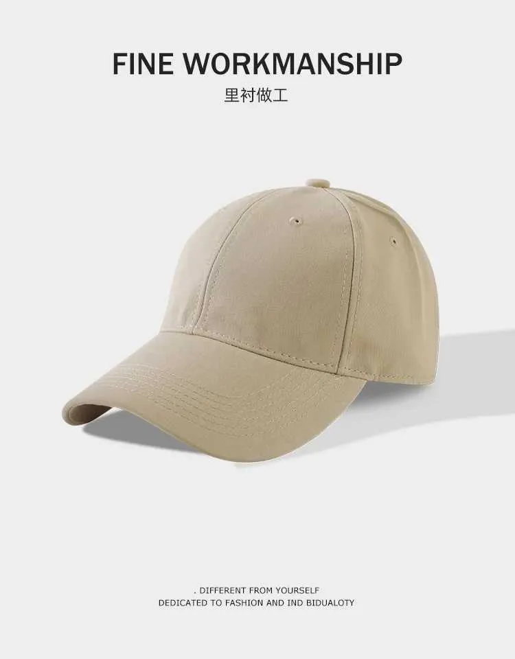 Large Size Baseball Cap: Solid Color, Big Head Fit 60-65cm. Shop Now ...