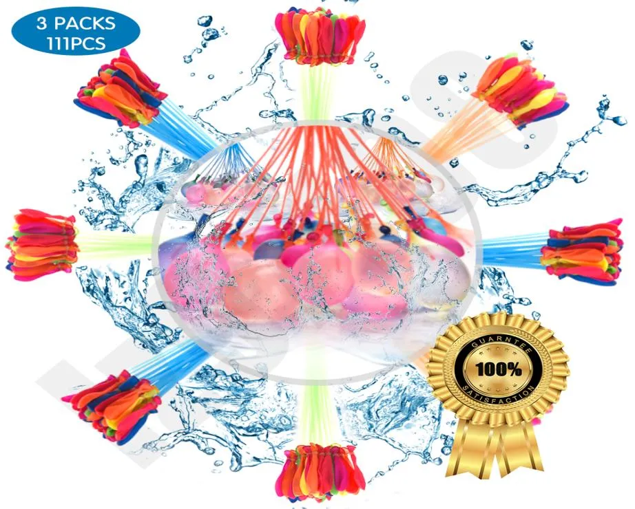 Quick Fill Water Water Balloonss 111 Water Balloons Set For Swimming ...