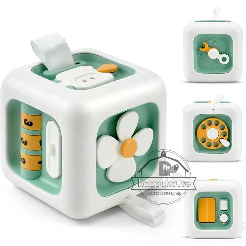 Sensory Busy Cube for Toddlers - Montessori Learning Toy, Travel ...