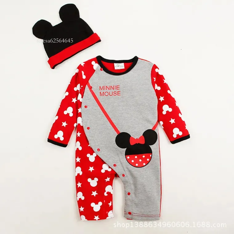 Cute Cartoon Baby Rompers: Spring Newborn Clothes Set, Infant Jumpsuits ...