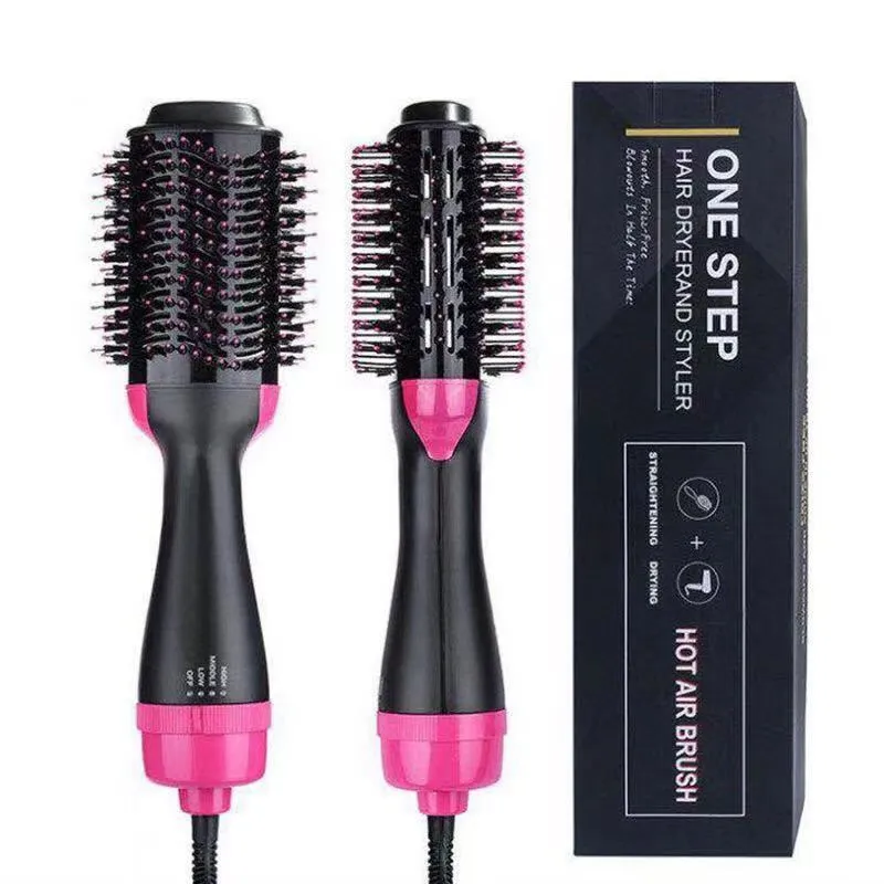 Brand Hot Air Paddle Brush 4 In 1 Anion Hair Dryer Comb For Styling ...