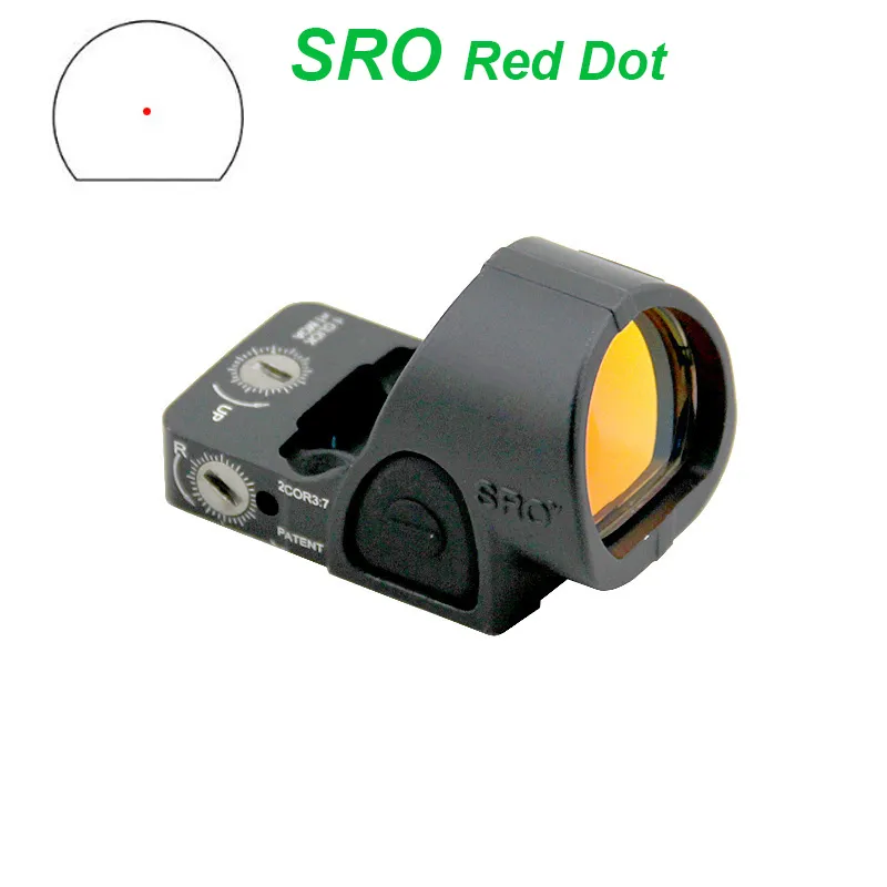 Tactical SRO Red Dot Sight Pistol Collimator Reflex Sights Hunting ...