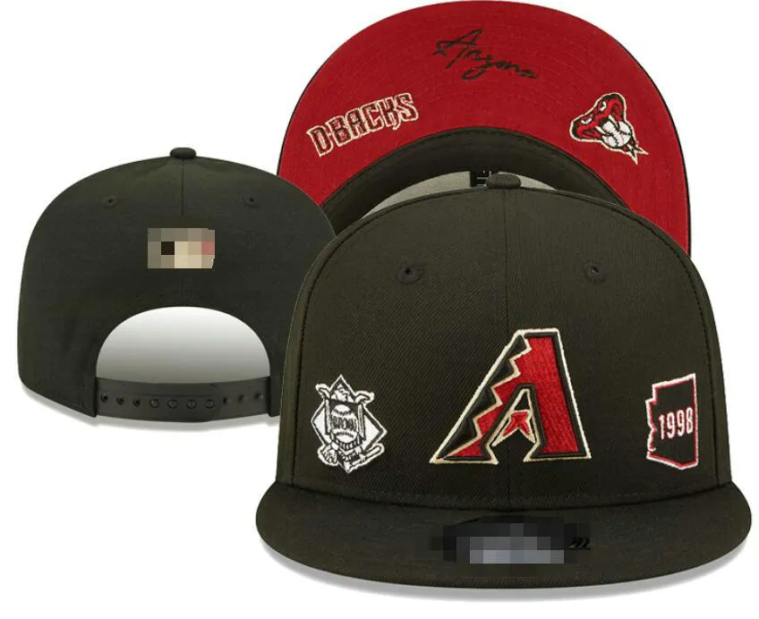 Diamondbacks Baseball Snapback Cap Adjustable Sports Snapback Hat For ...