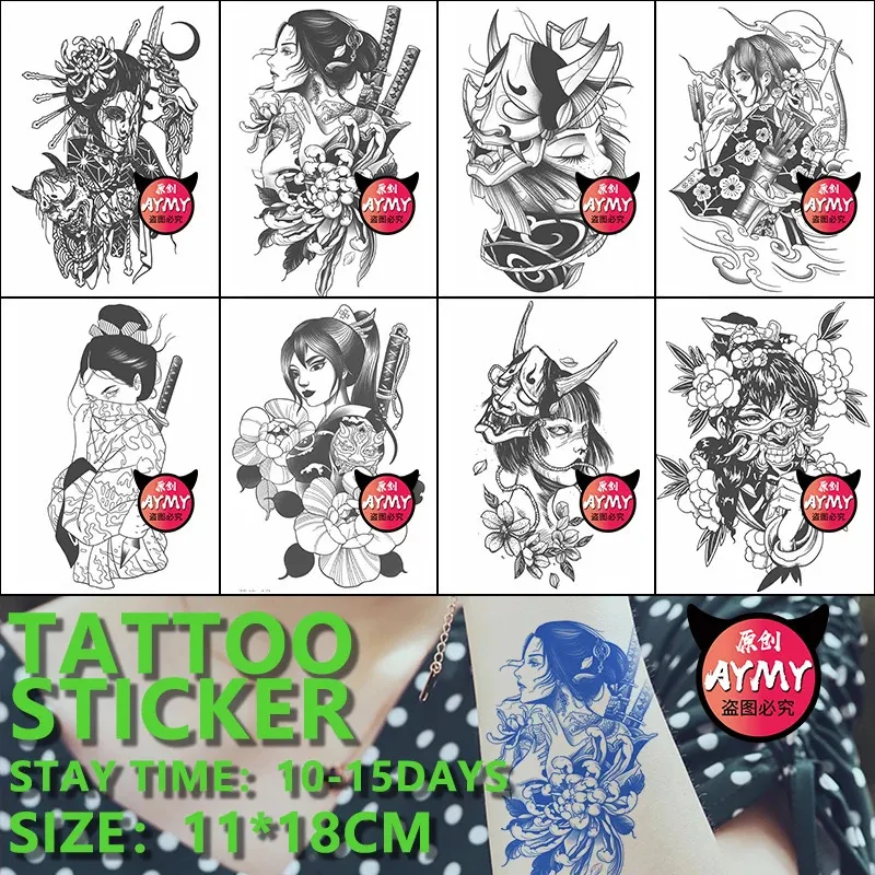 Long-Lasting Temporary Tattoos for Adults - Waterproof Body Art ...