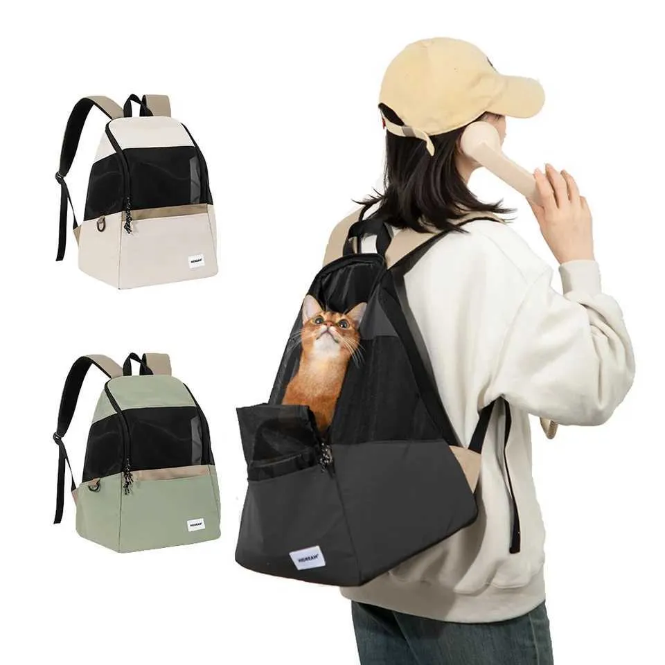 DHgate.com:Breathable Canvas Pet Carrier Backpack for Small Dogs & Cats ...
