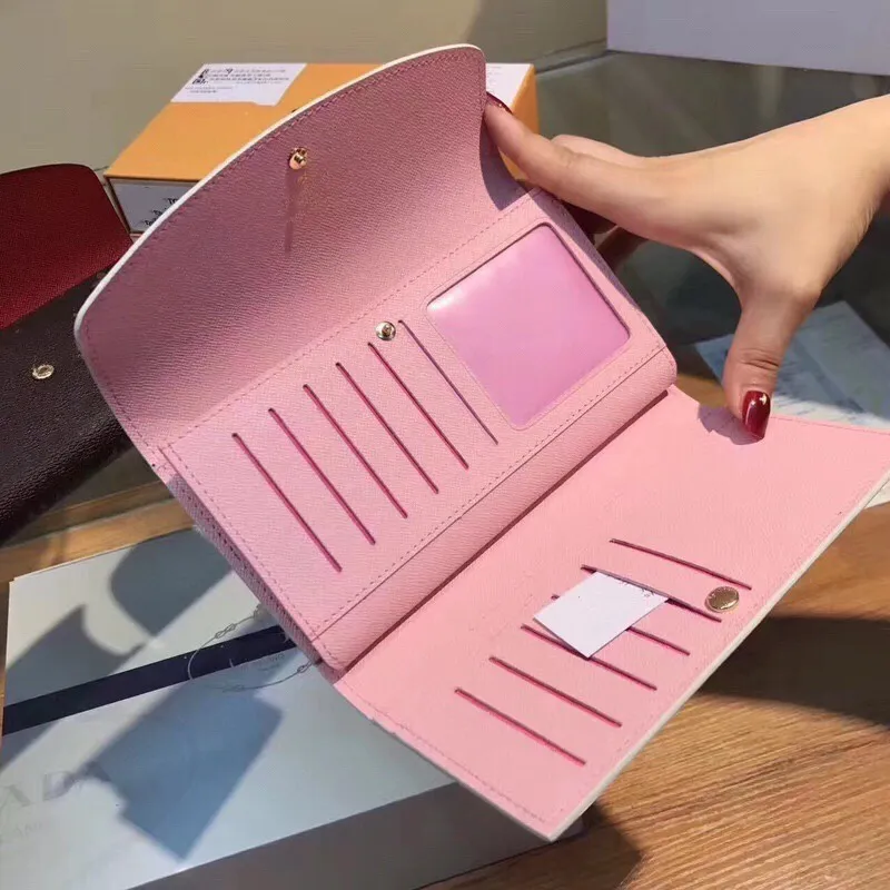 Long Wallets For Ladies Elegant Leather Wallet With Button Closure ...
