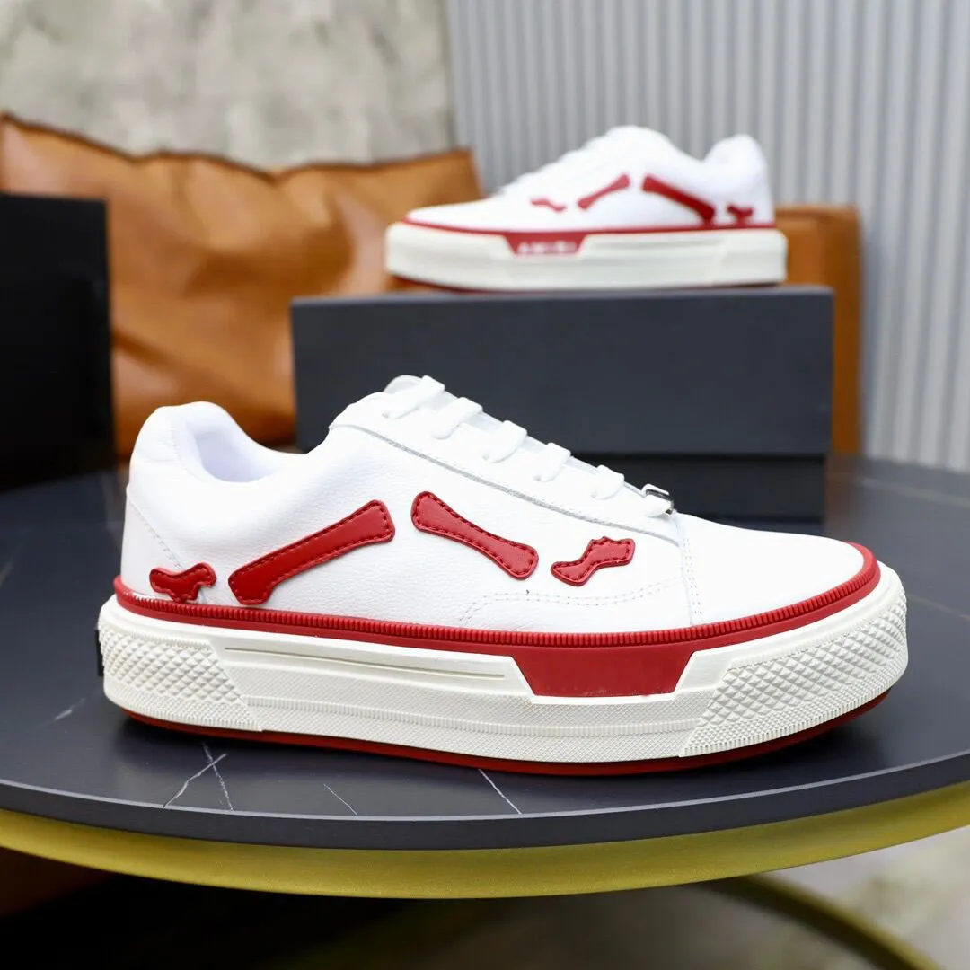 Luxury 2025 Skel Top Low Sneakers Shoes Rubber Sole Skull Trainers ...