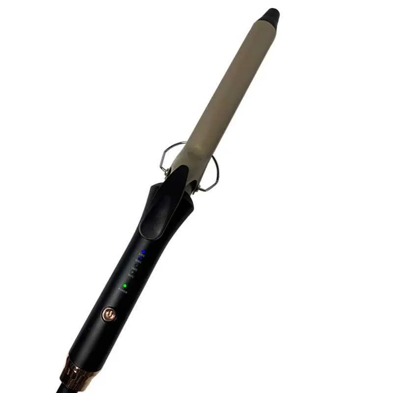 Glass Pearl Cone Electric Hair Straightener Curler And Straightener For ...