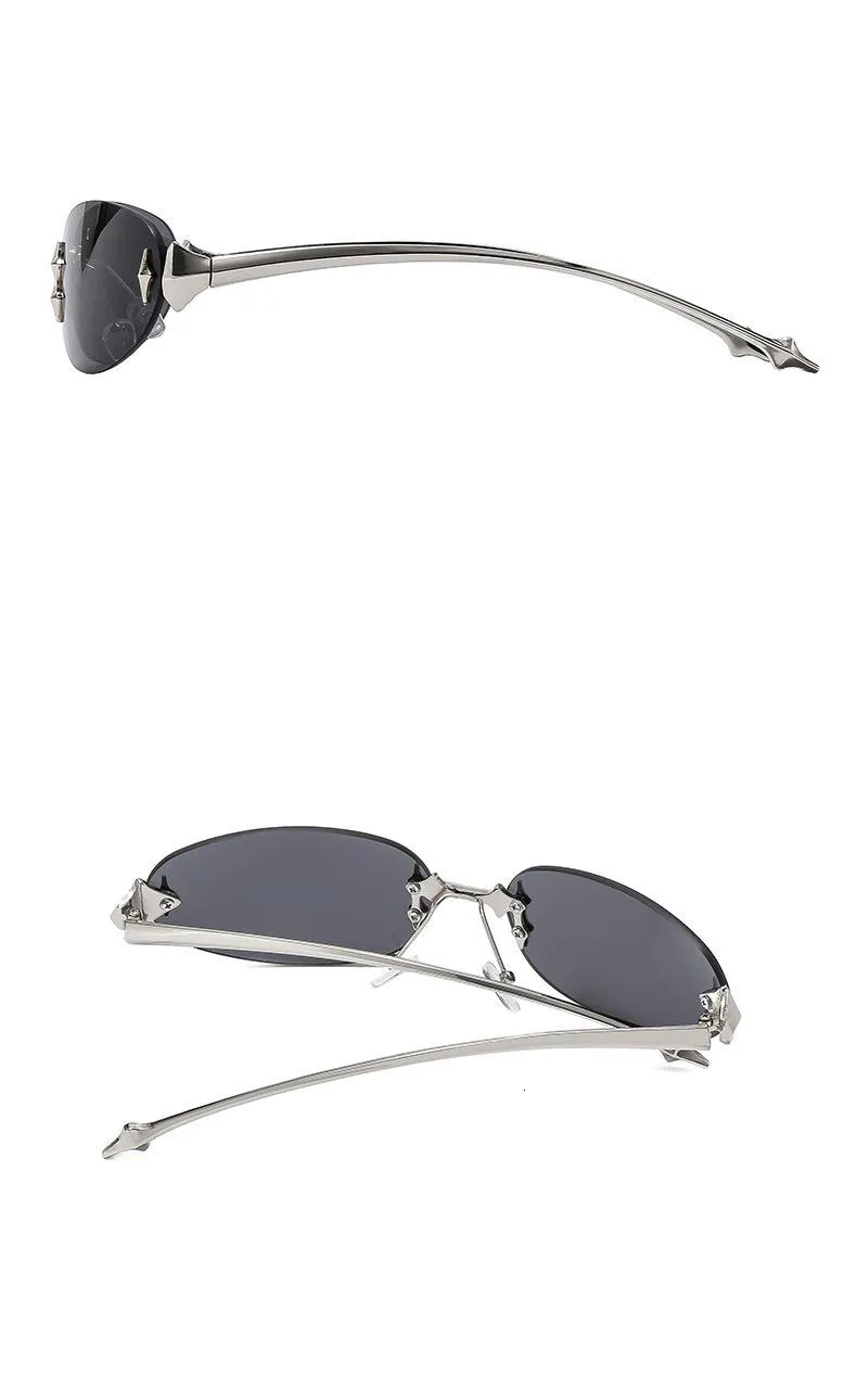 Millennium Frameless Elliptical Sunglasses Trendy... From Ydmlfashion ...