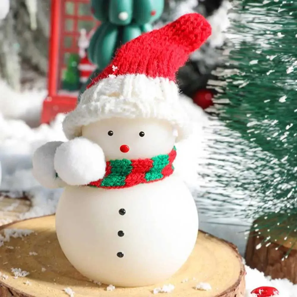 Festive Snowman Scented Candles, Holiday Atmosphere Home Fragrance for ...