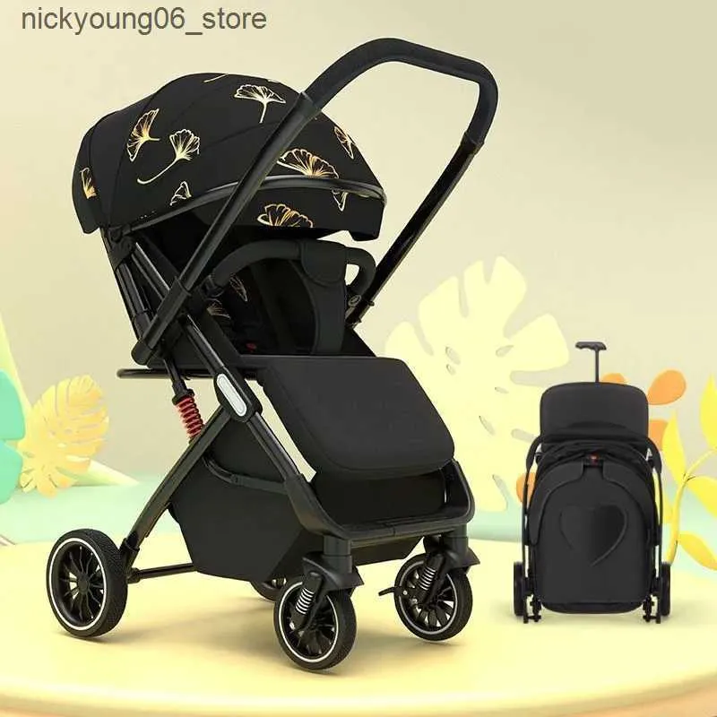 High Landscape Convertible Stroller - Lightweight Folding Design, Two ...