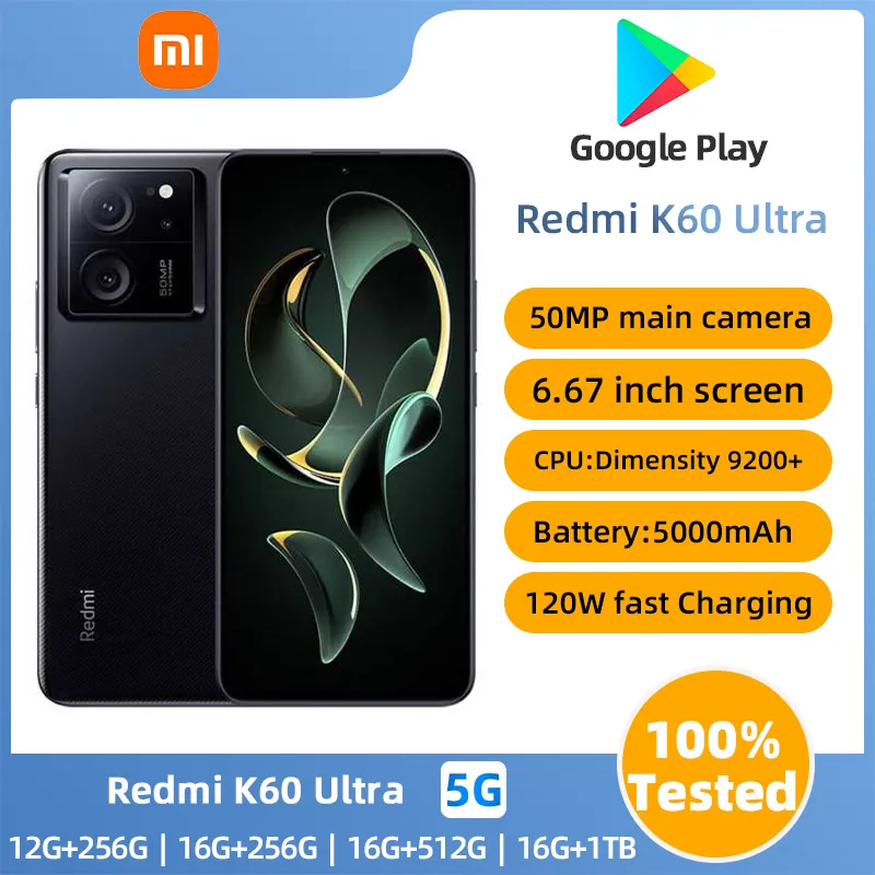 Redmi Cell Phones: K60 Ultra 5G, MediaTek Dimensity 9200+, 6.67 Screen ...