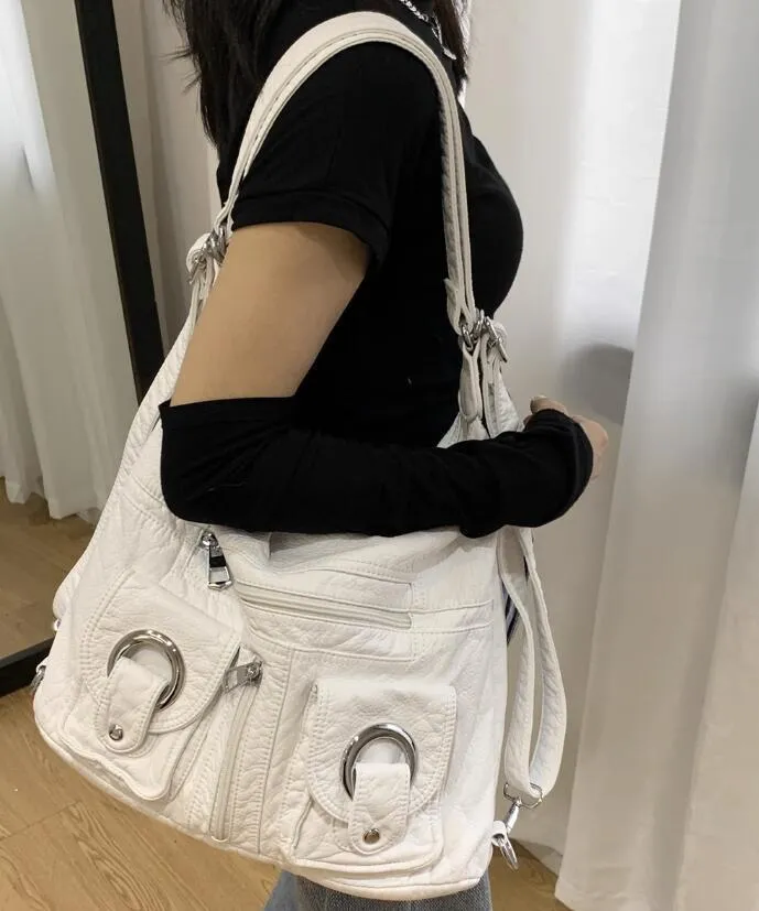 Large Capacity Diagonal Crossbody Backpack - Versatile Single Shoulder ...