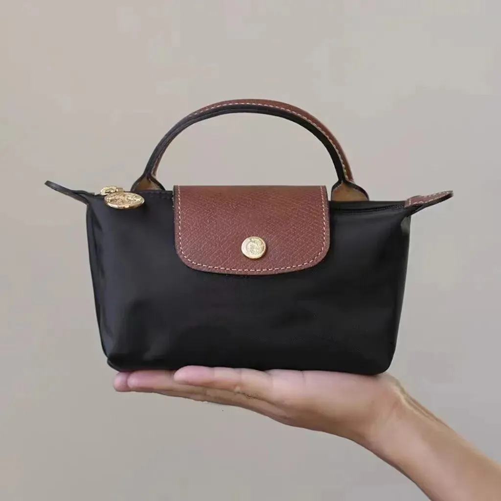 Designer 25 Nylon Mini Packable Tote For Women Soft Handbag With ...