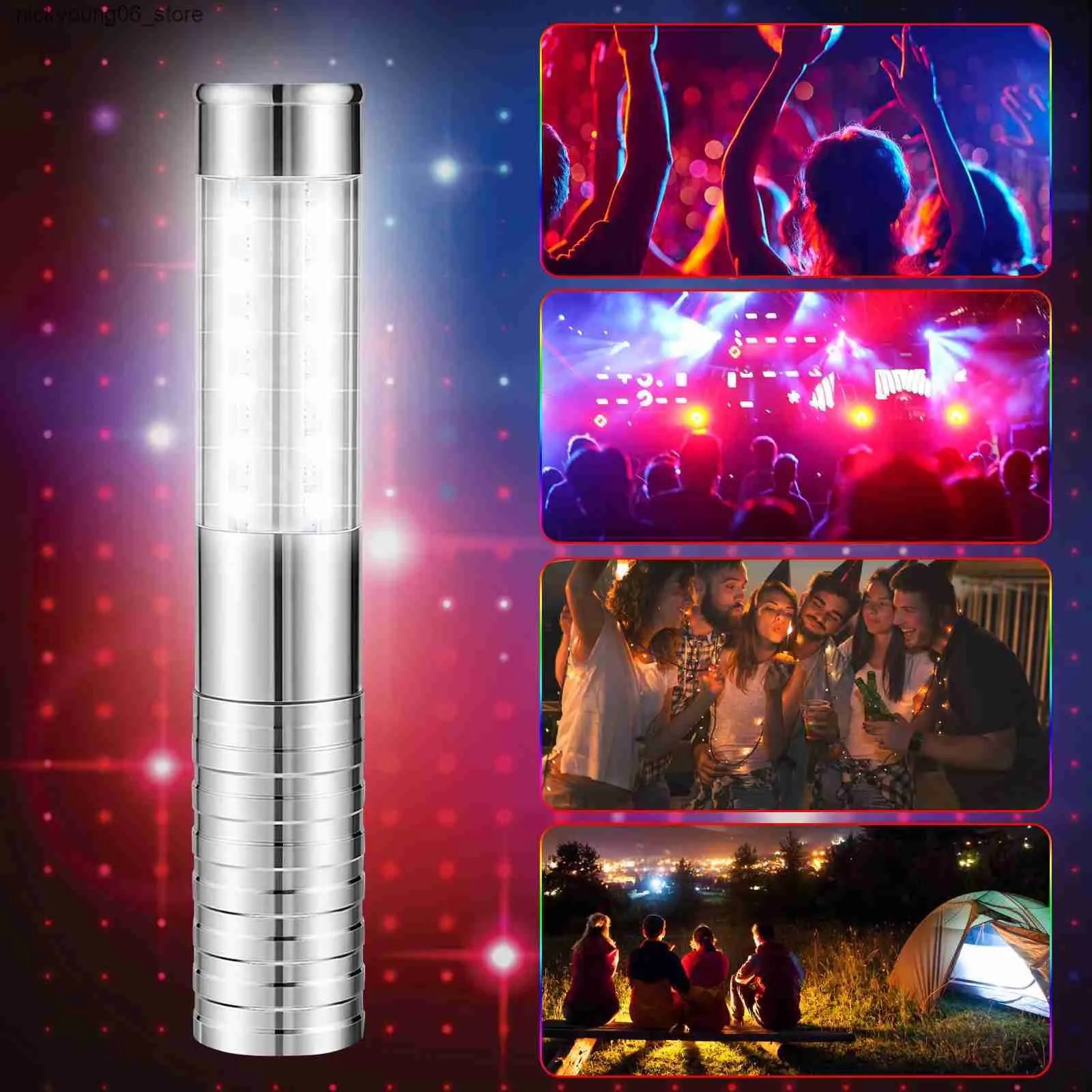 LED Light Up Party Baton - Plush Champagne Bottle Strobe Light for ...