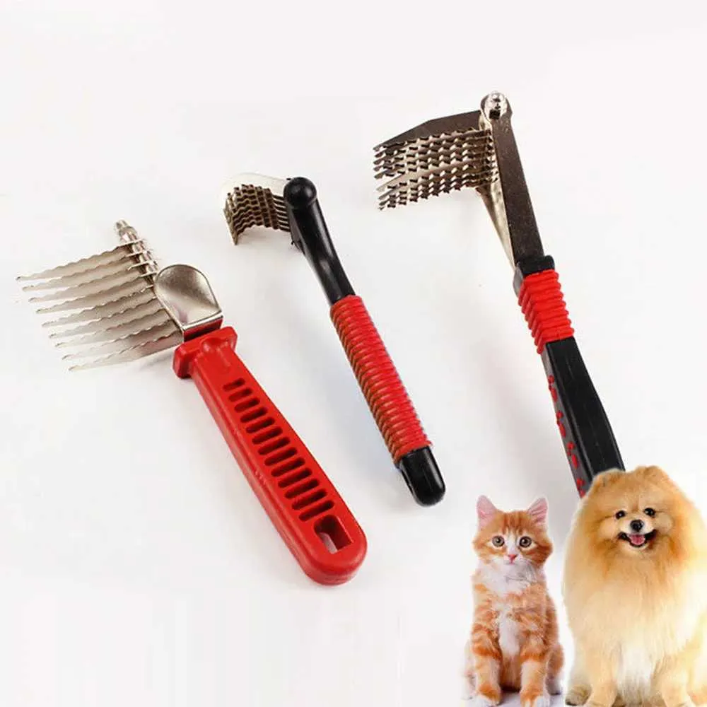 DHgate.com:Dog & Cat Deshedding Comb - Gentle Detangling Rake Brush for ...