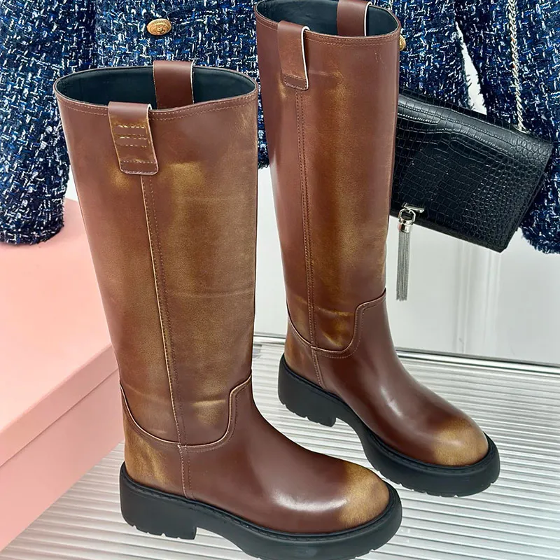 Designer Winter Boots For Women: Luxury Leather Ankle Boots Anti Slip ...