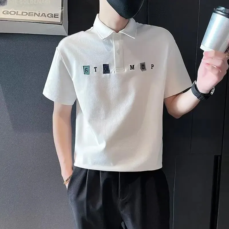 2024 Spring/Summer Men's Slim Fit Base Layer Polo Tshirts Men TikTok ...